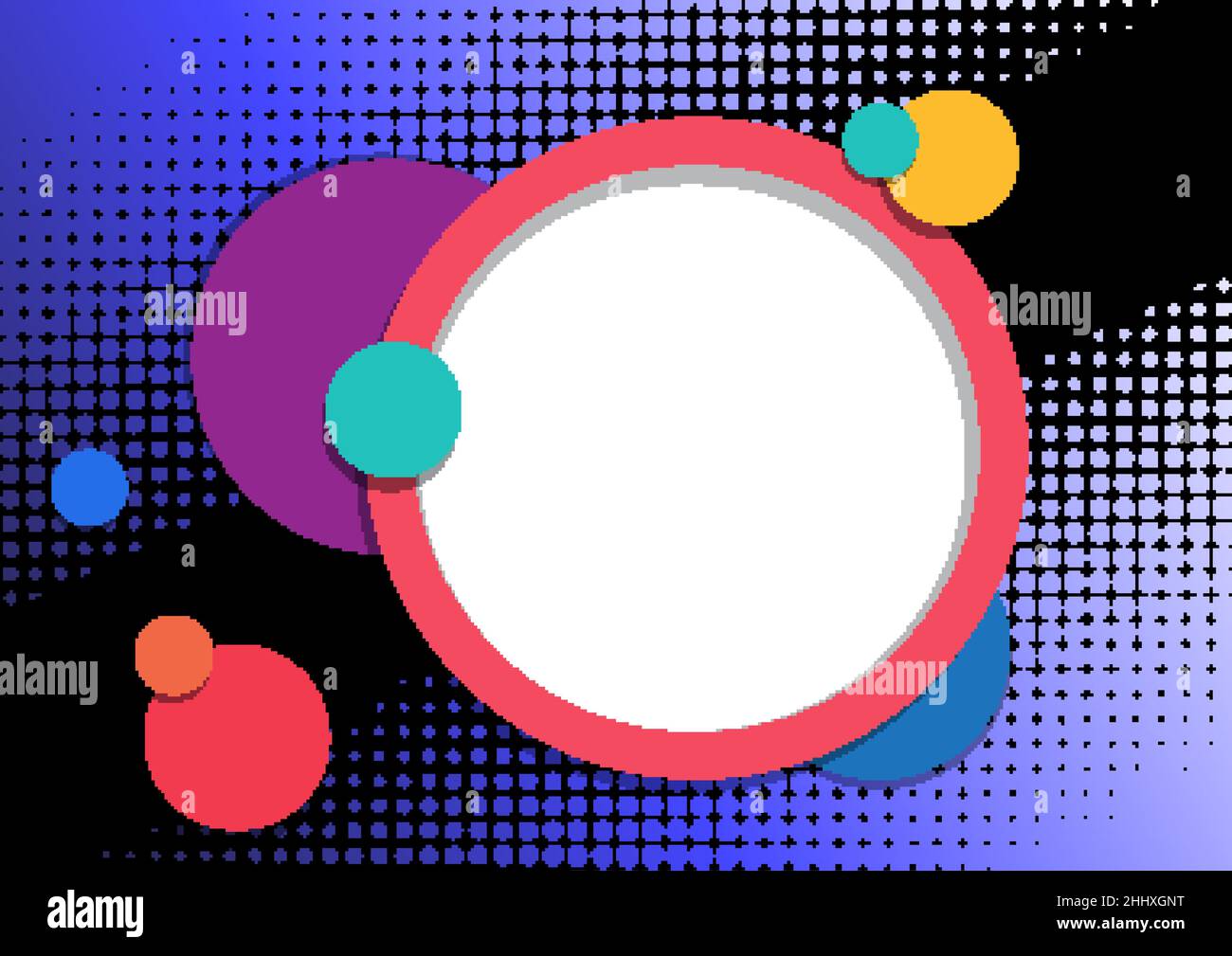 Abstract round background design illustration Stock Vector Image & Art ...