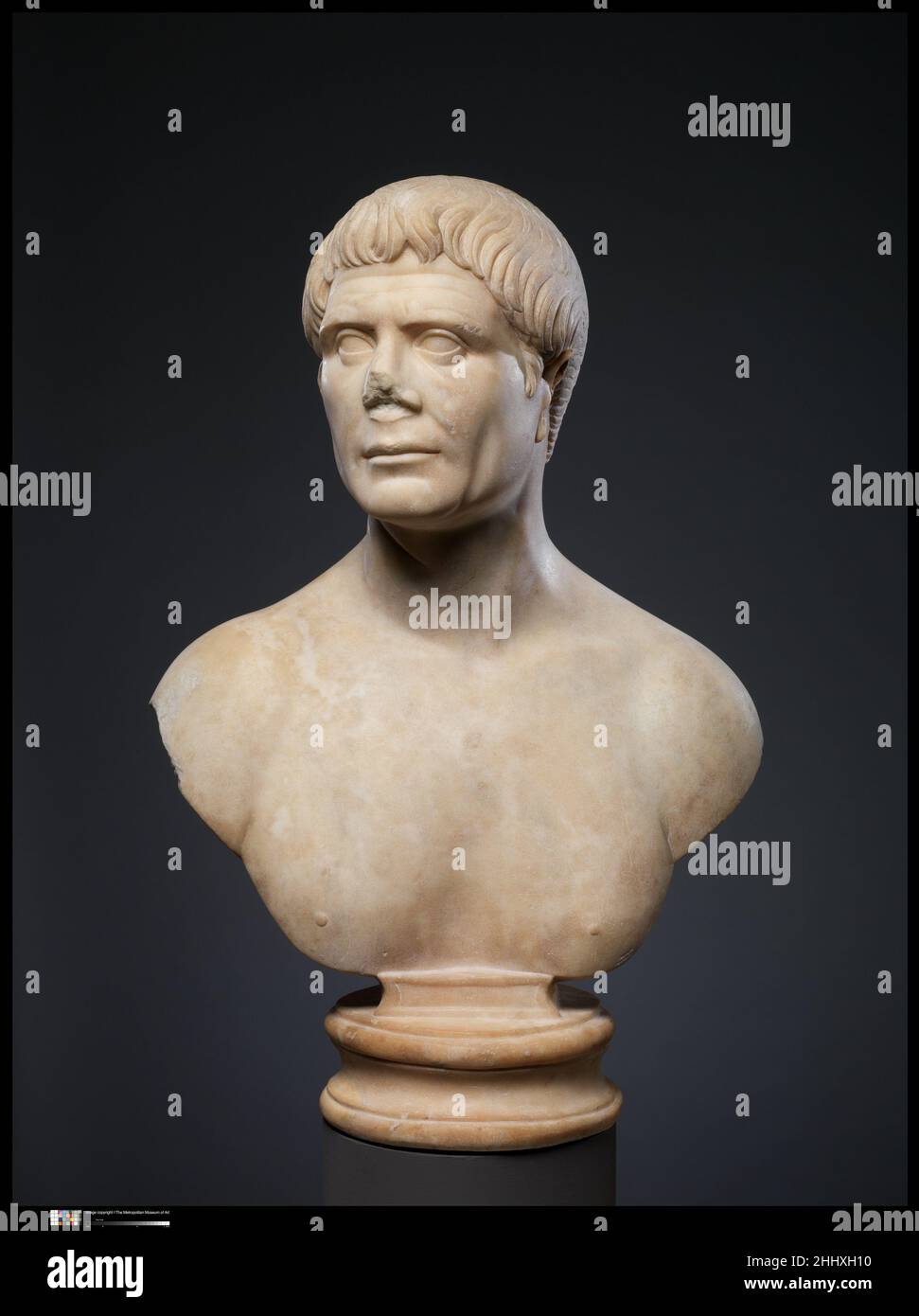 Marble portrait bust of a man ca. A.D. 110–120 Roman This man’s ...