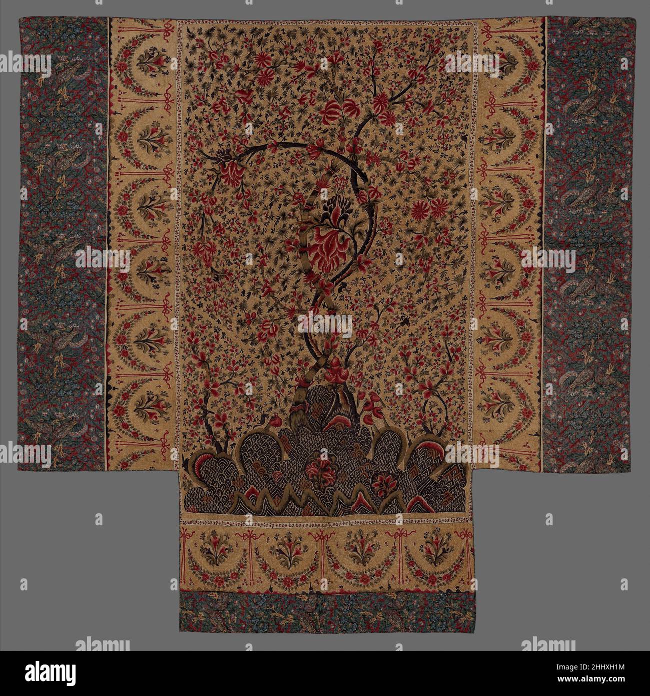 Palampore Tree of Life Quilt ca. 1815 American This boldly graphic ...