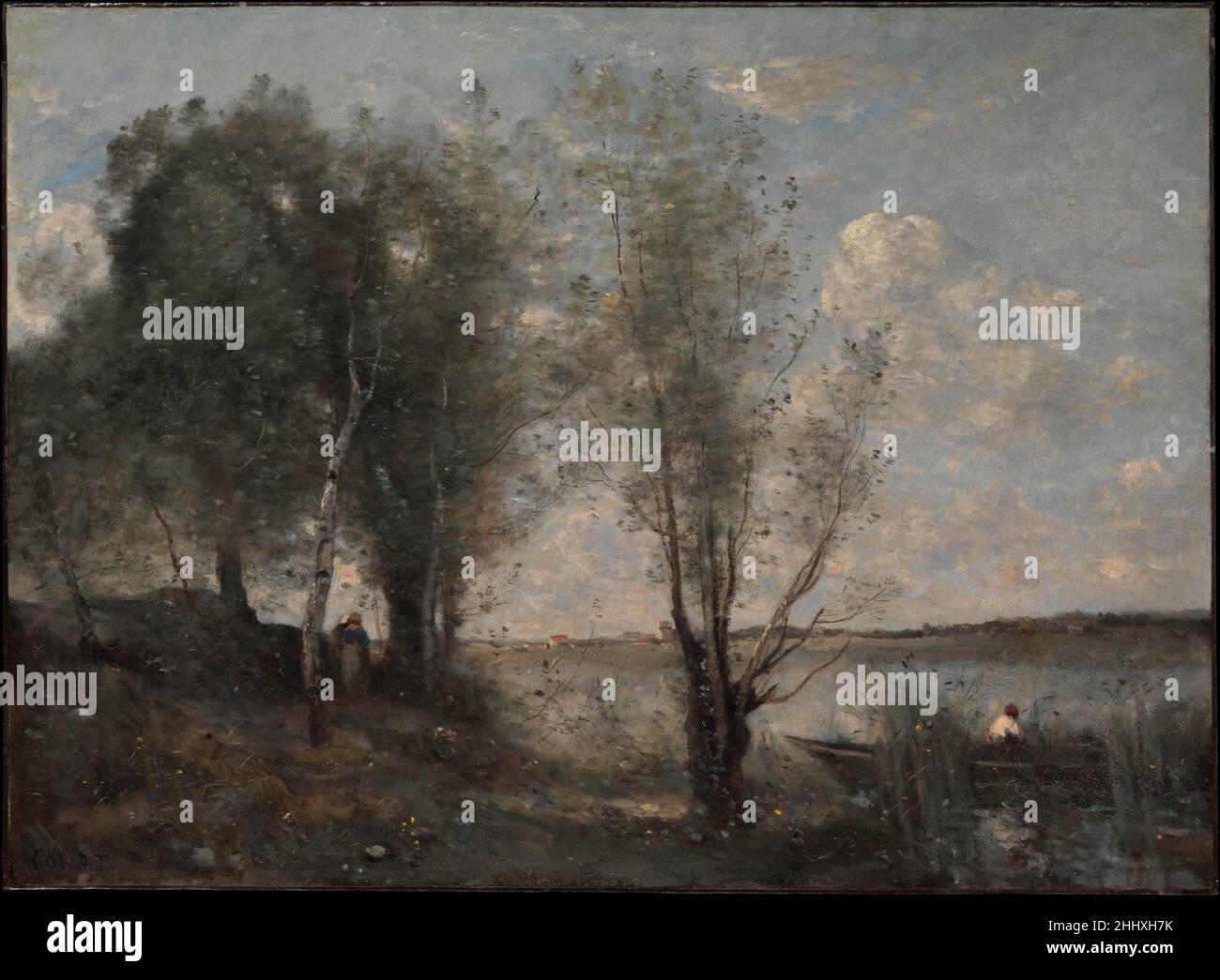 Boatman among the Reeds ca. 1865 Camille Corot French Since Corot often ...