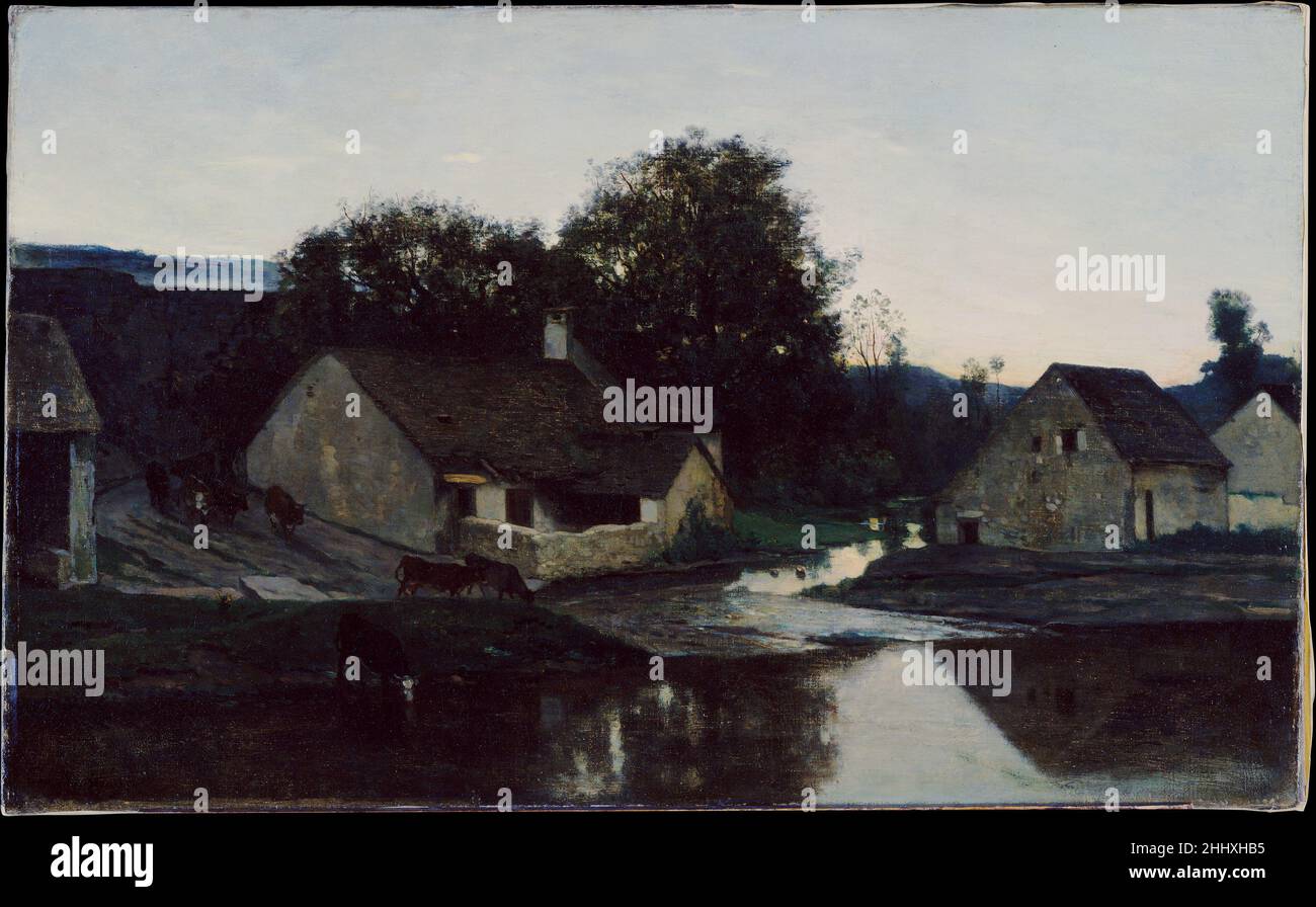 Nineteenth century french river setting hi-res stock photography and ...