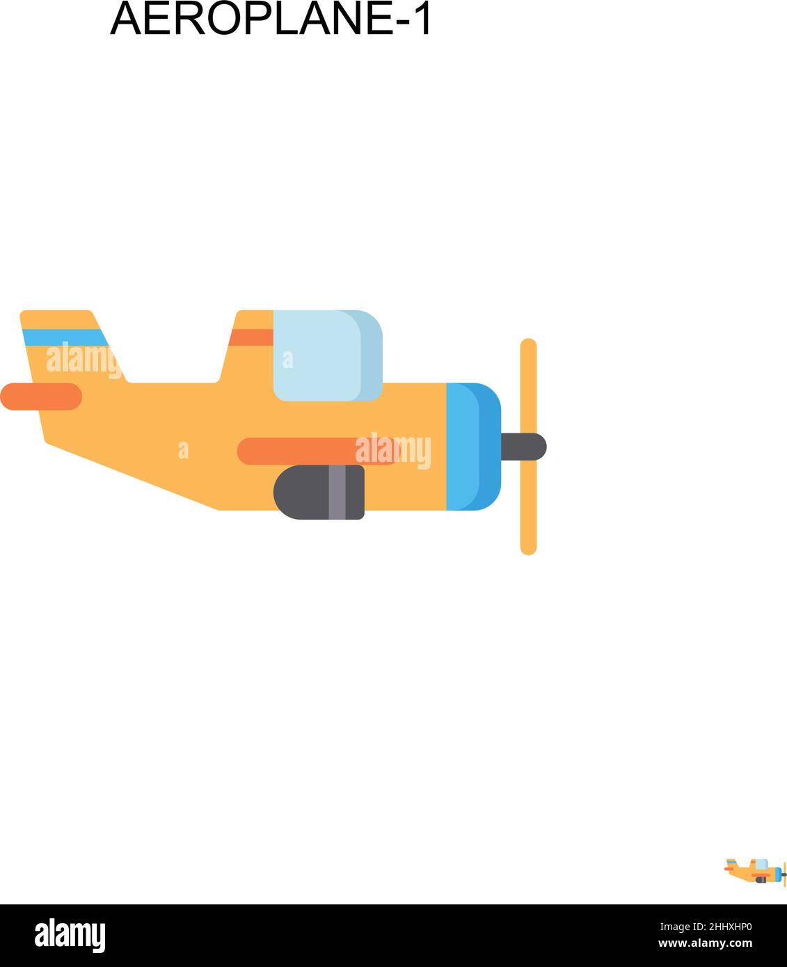 Aeroplane symbol isolated hi-res stock photography and images - Alamy