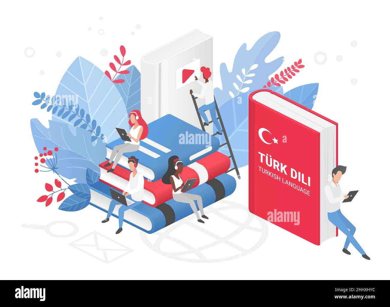 Learn turkish turkey language Stock Vector Images - Alamy