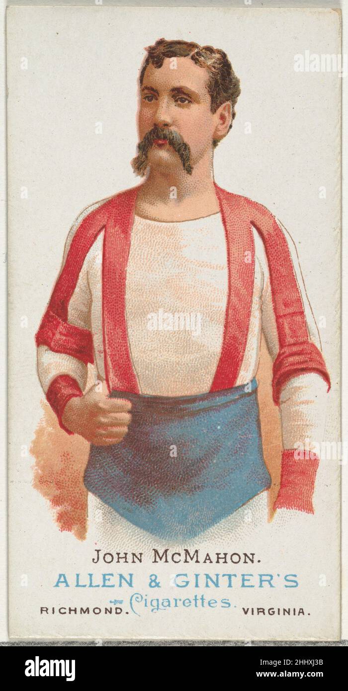 John McMahon, Wrestler, from World's Champions, Series 1 (N28) for ...