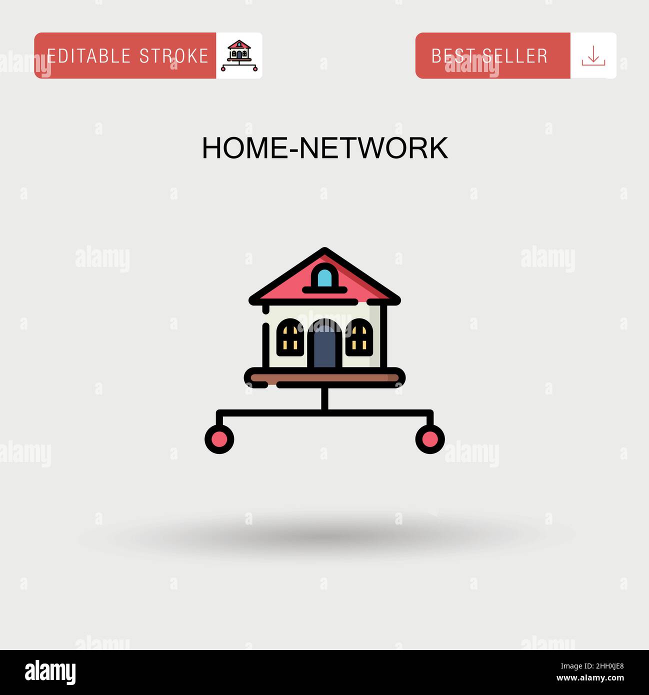 Home network Stock Vector Images - Alamy