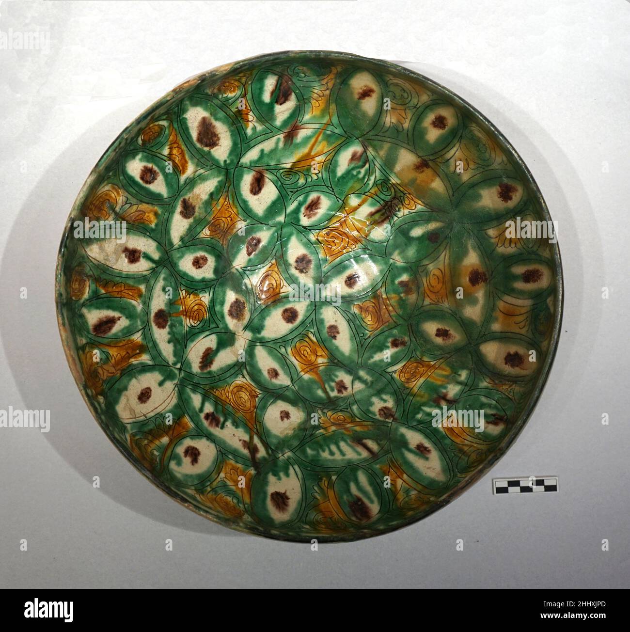 Bowl 9th–10th century. Bowl. 9th–10th century. Earthenware; white slip ...