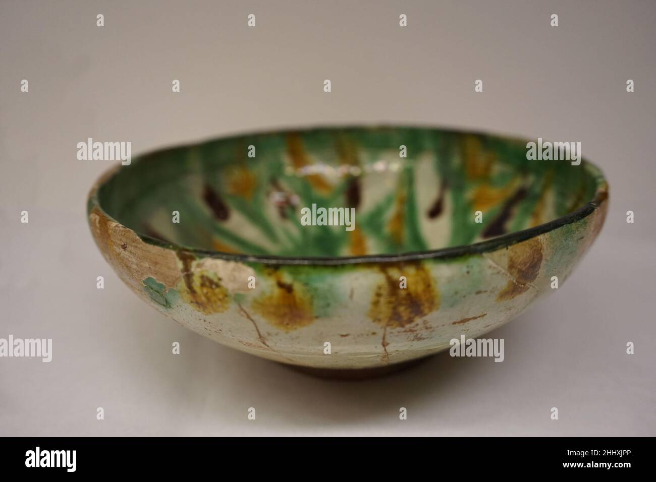 Bowl 9th–10th century. Bowl. 9th–10th century. Earthenware; white slip ...
