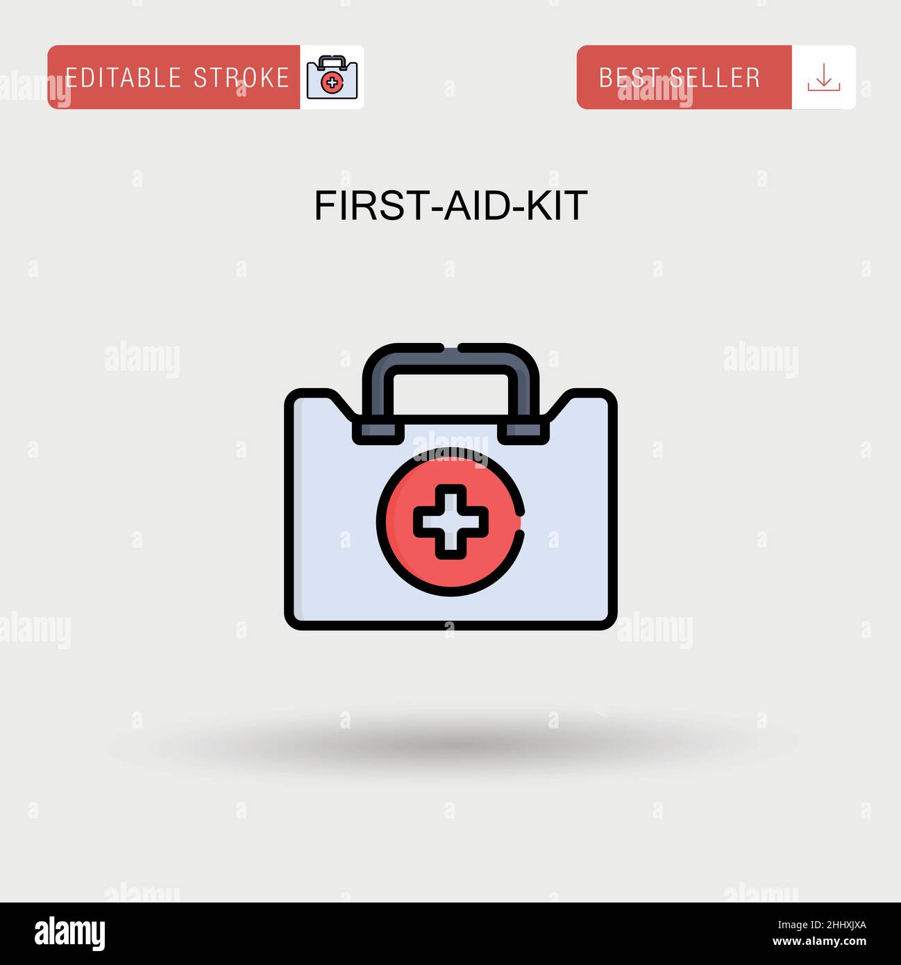 First-aid-kit Simple vector icon Stock Vector Image & Art - Alamy