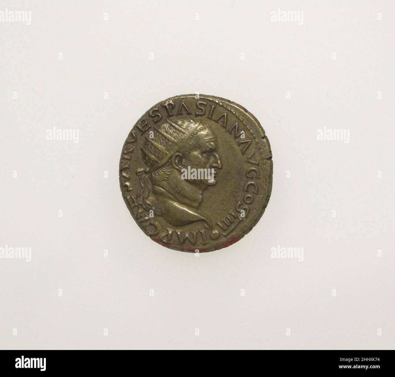 Bronze dupondius of Vespasian A.D. 72 Roman IMP CAESAR VESPASIAN AVG ...
