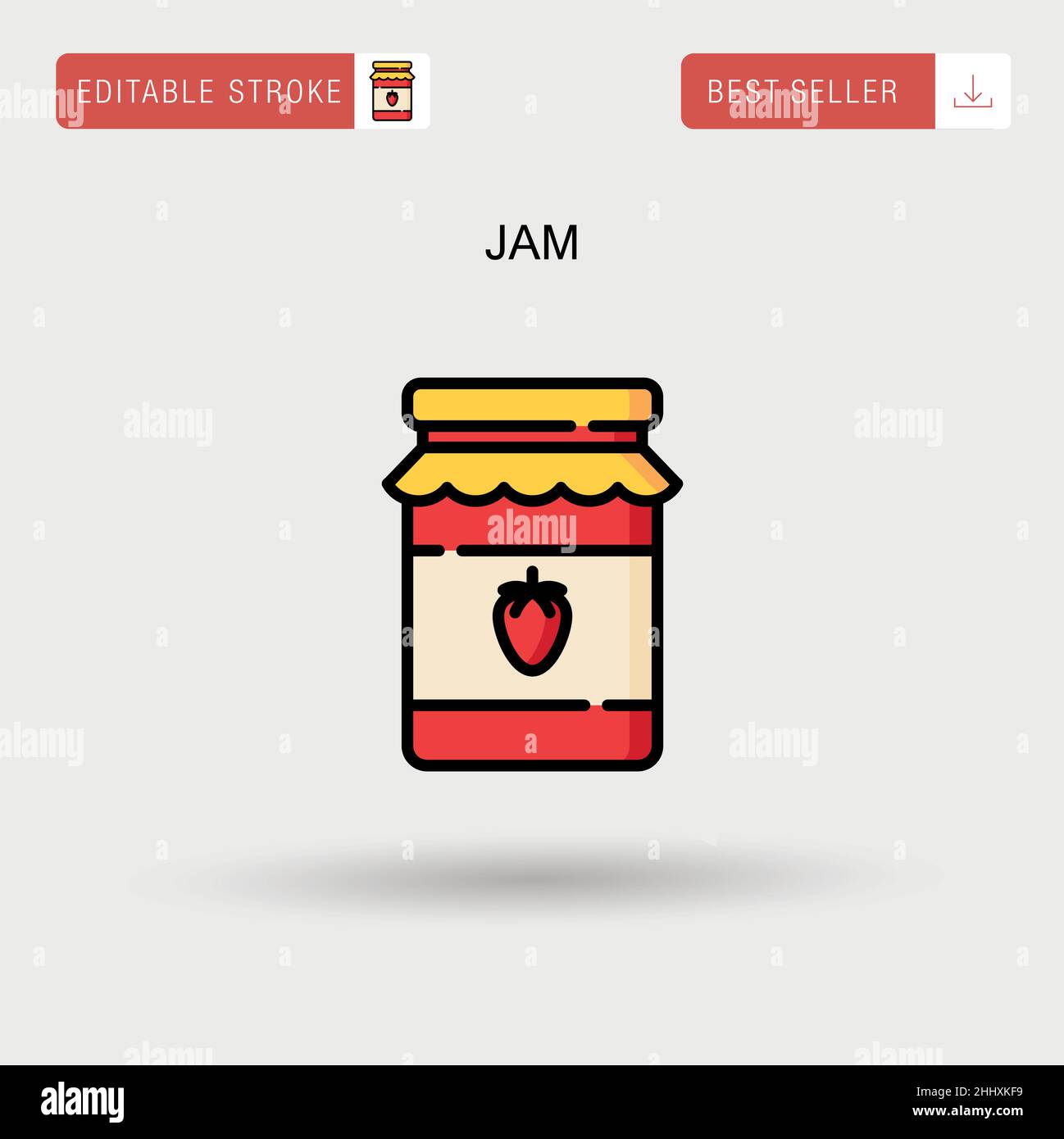 Jam Simple vector icon Stock Vector Image & Art - Alamy