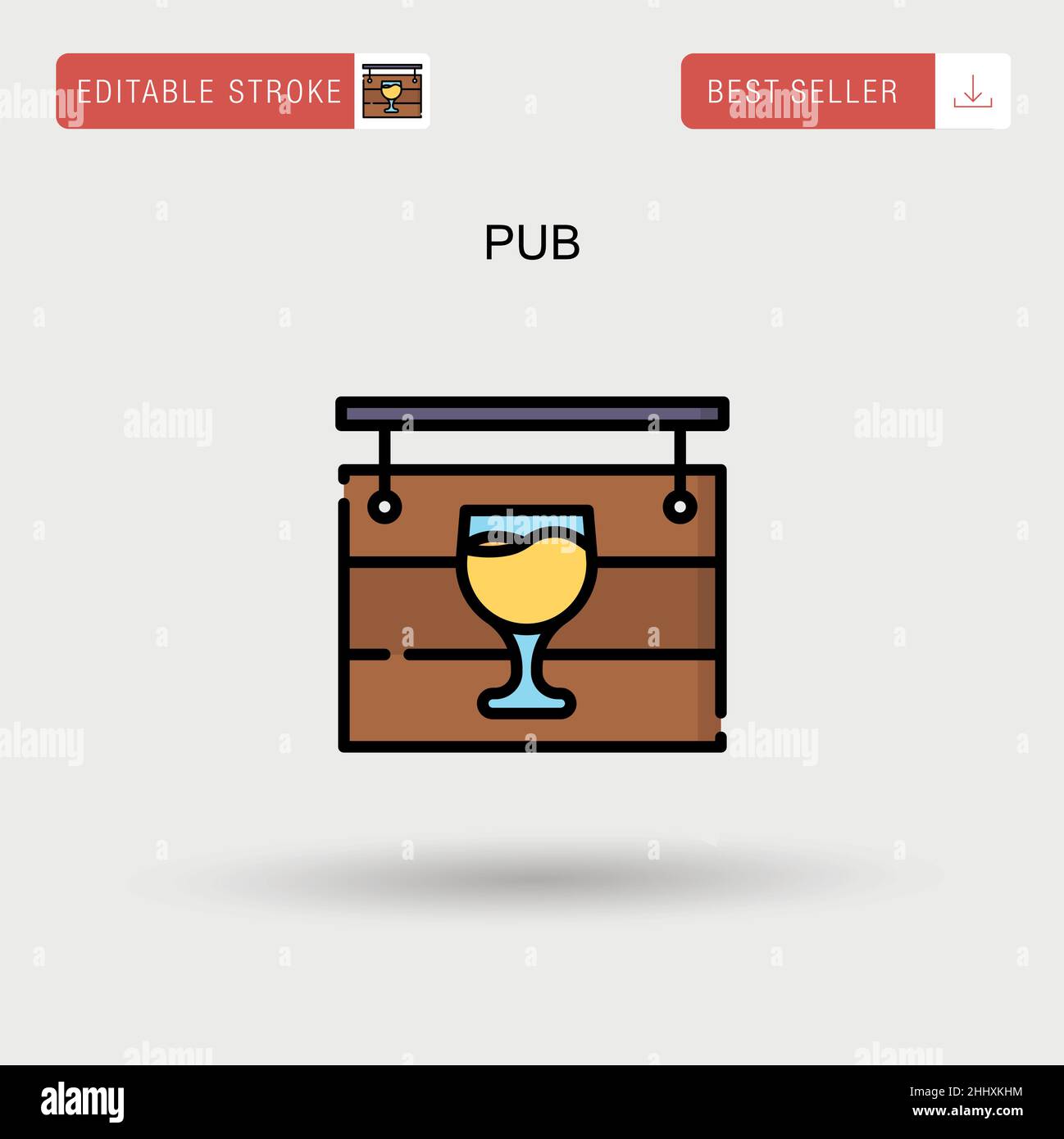 Vintage pub interior Stock Vector Images - Alamy