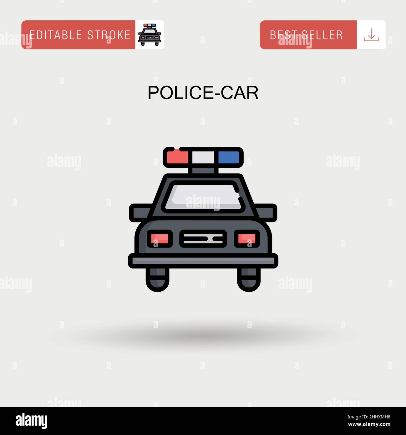 How To Draw A Simple Police Car