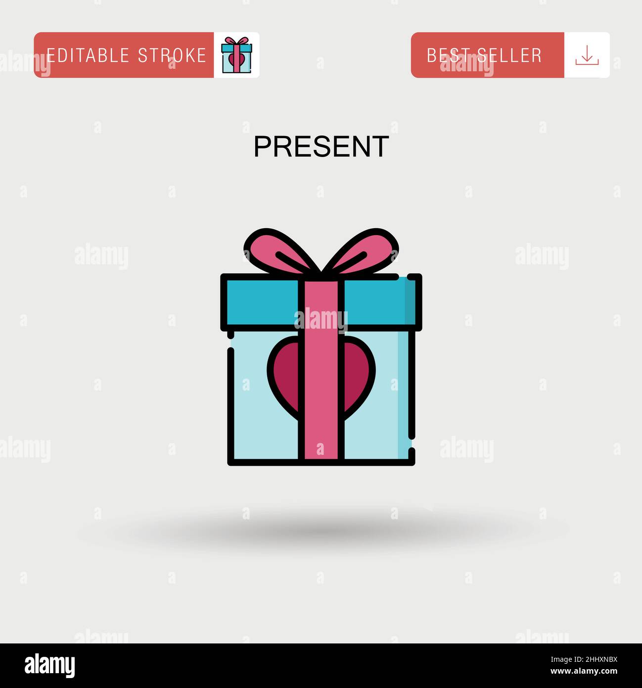 Present Simple vector icon Stock Vector Image & Art - Alamy