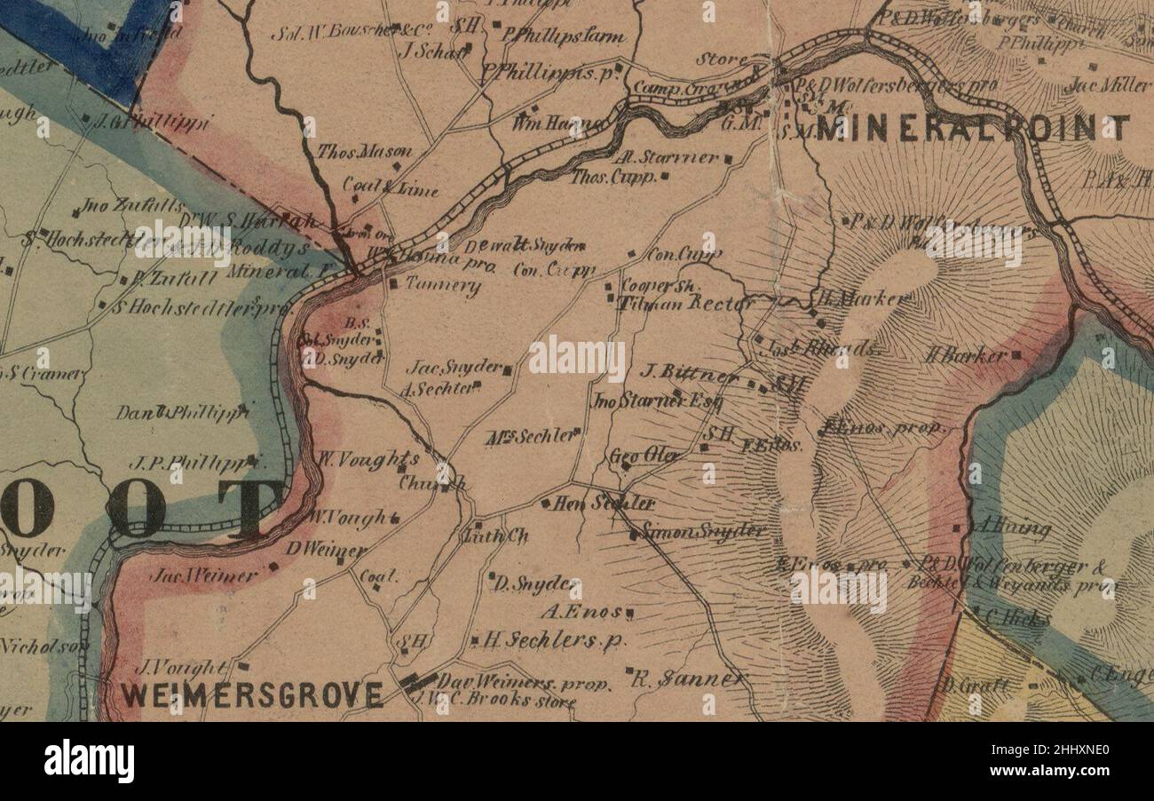 Map of casselman hi-res stock photography and images - Alamy