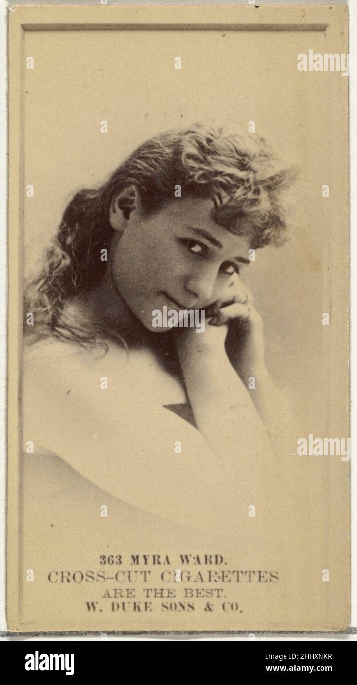 Card Number 363, Myra Ward, from the Actors and Actresses series (N145 ...