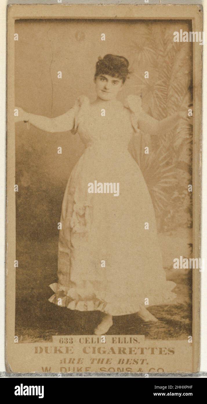 Card Number 633, Celie Ellis, from the Actors and Actresses series ...