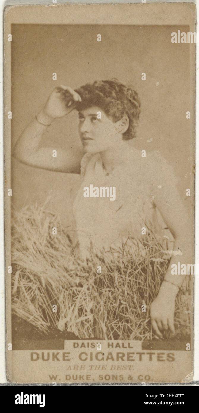 Daisy Hall, from the Actors and Actresses series (N145-7) issued by ...