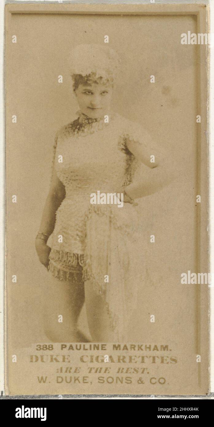 Card Number 388, Pauline Markham, from the Actors and Actresses series ...
