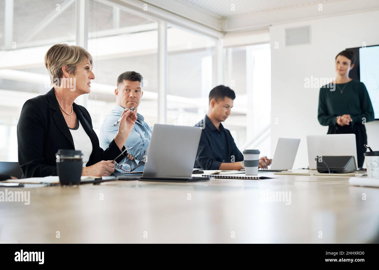 Every meeting is an informative as the next Stock Photo - Alamy