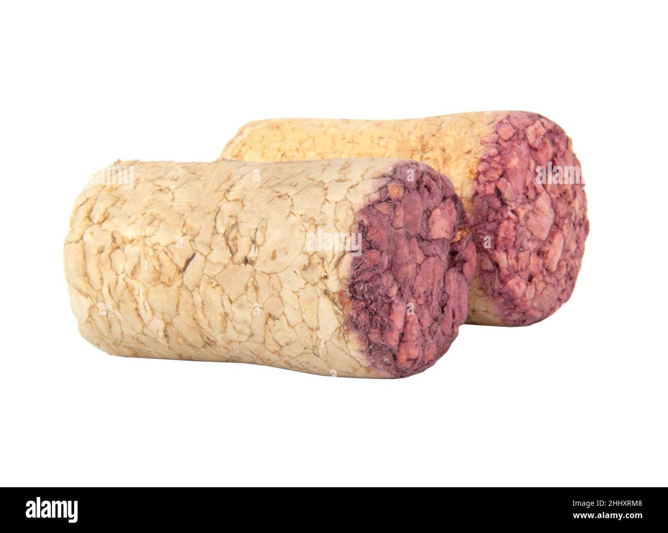 Vintage wine cork red circle isolated on the white Stock Photo - Alamy