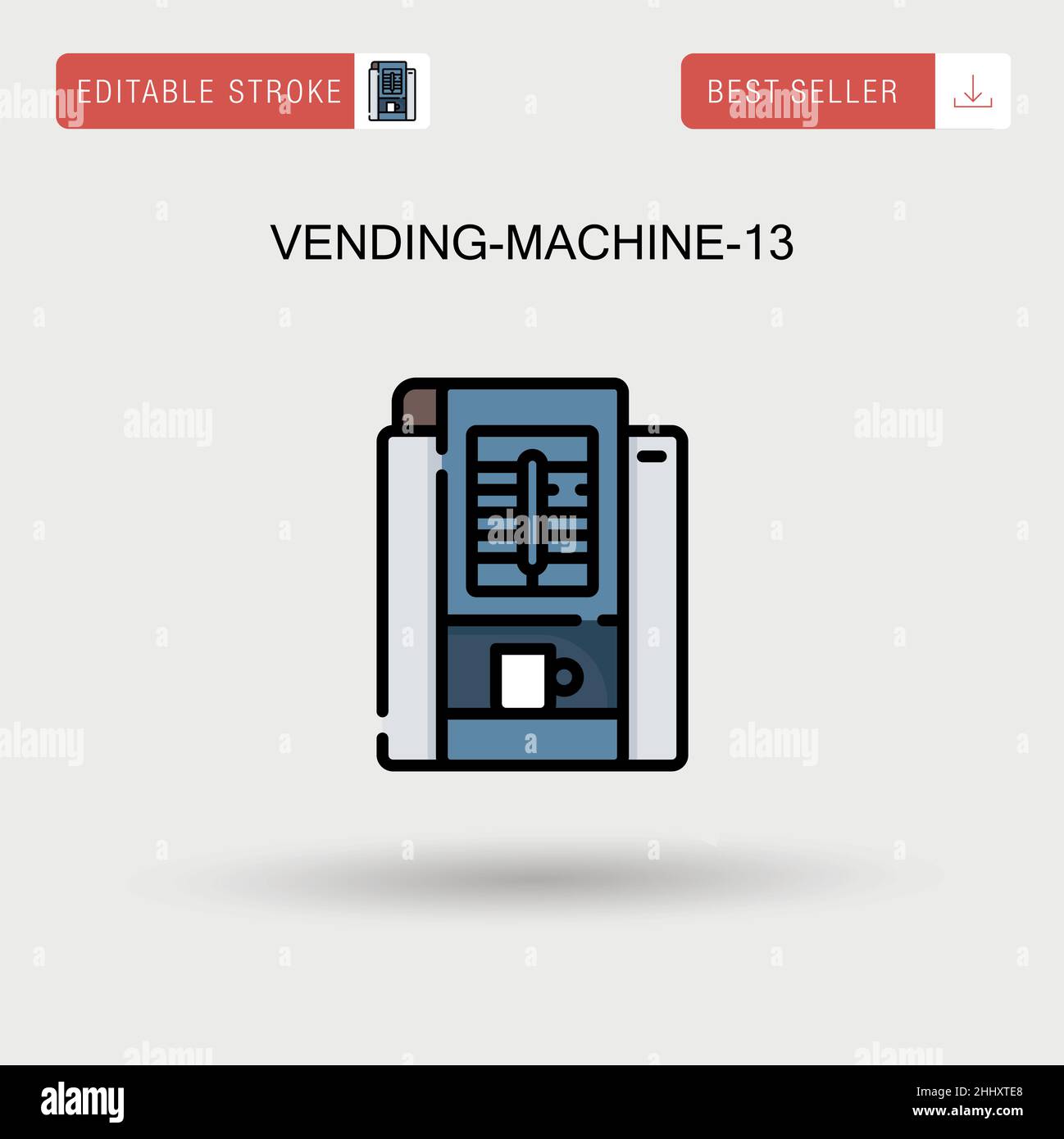 Vending machine sign Stock Vector Images - Alamy