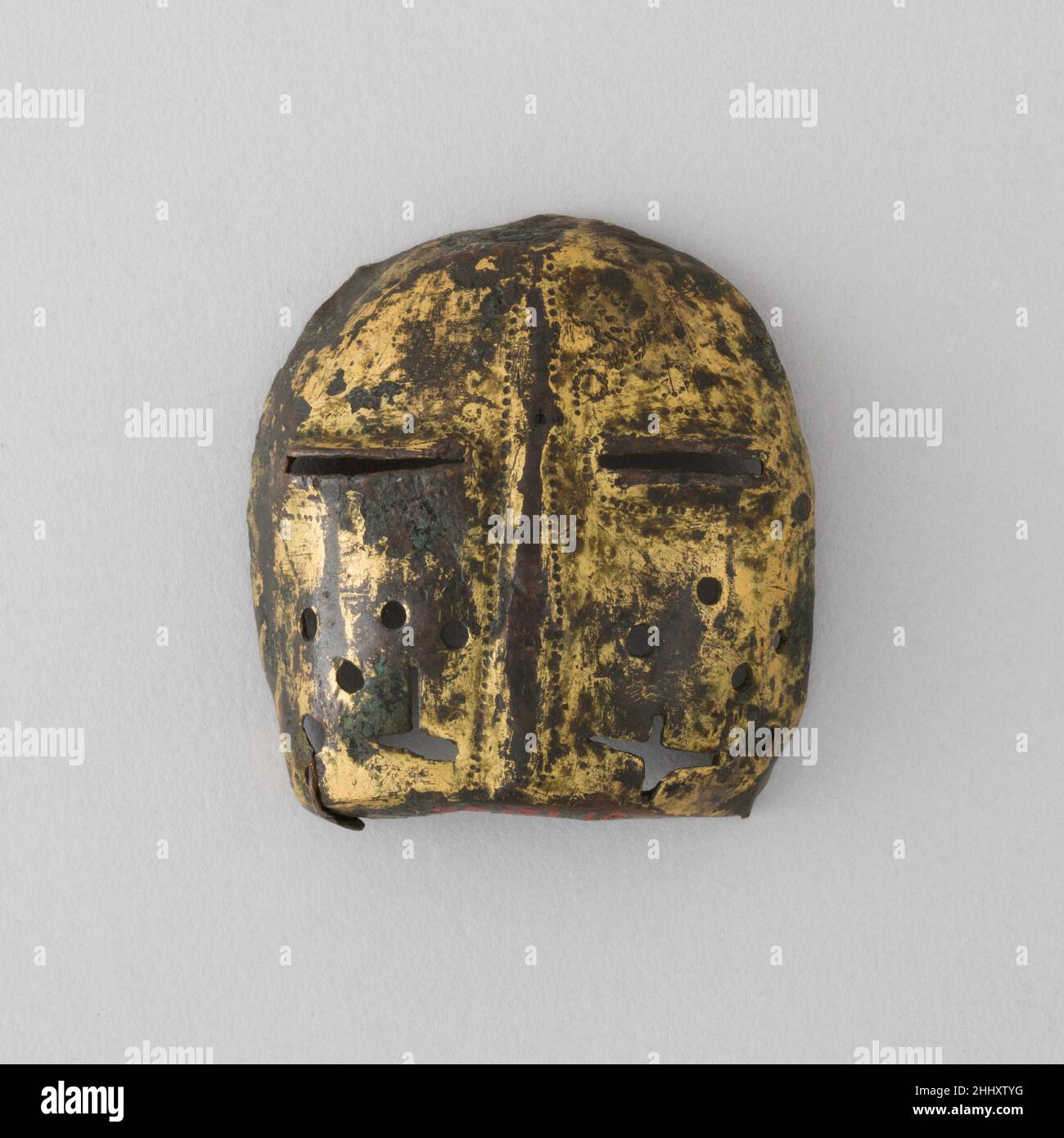 Visor of a Miniature Helm end of 13th century French. Visor of a ...