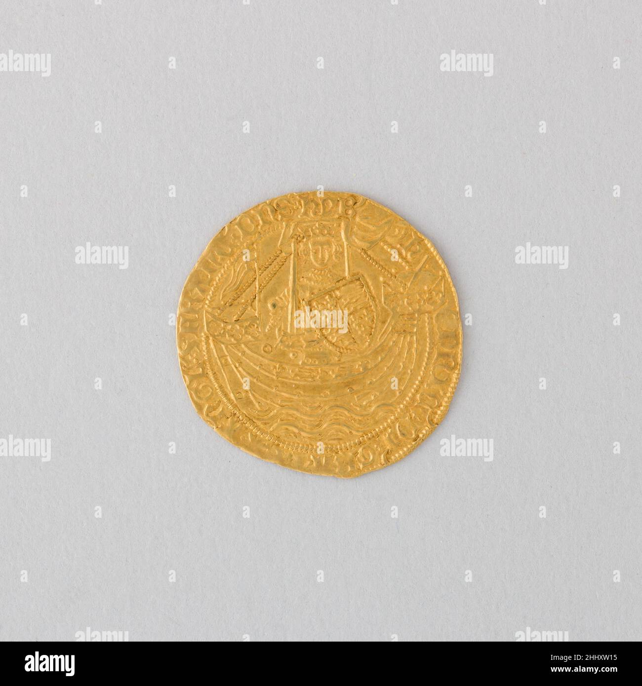 Coin (Noble) Showing Henry VI 1422–61 British. Coin (Noble) Showing ...