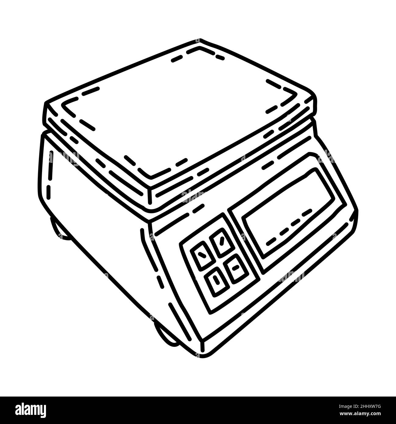 Electronic Balance Drawing