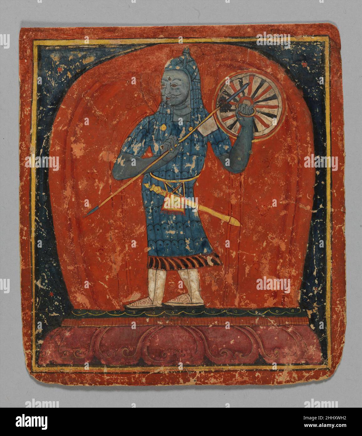Initiation Card (Tsakalis) early 15th century Tibet Tsakali cards were ...