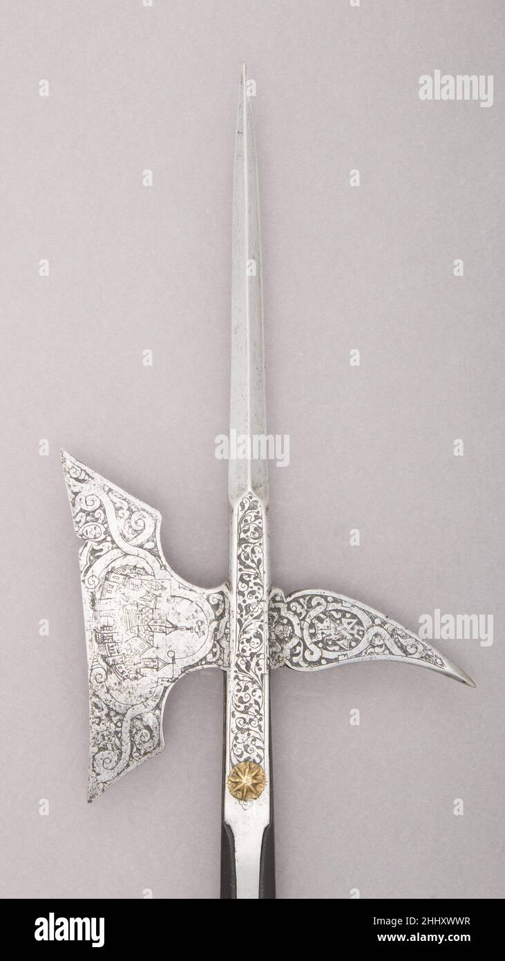 Halberd ca. 1580 Italian. Halberd 25894 Stock Photo - Alamy