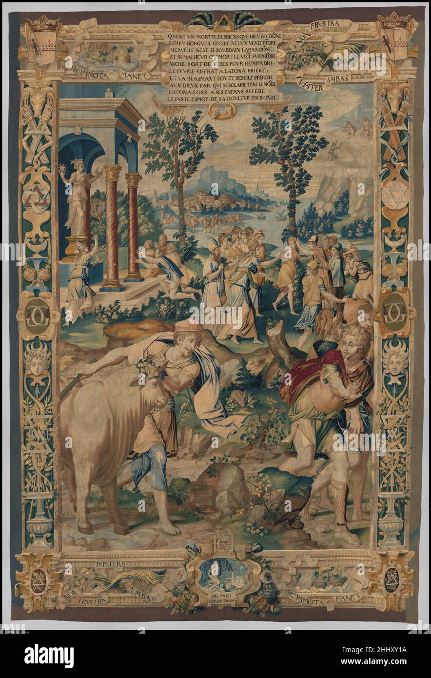 The Blasphemy of Niobe from Scenes from the Story of Diana 1547–1559 ...