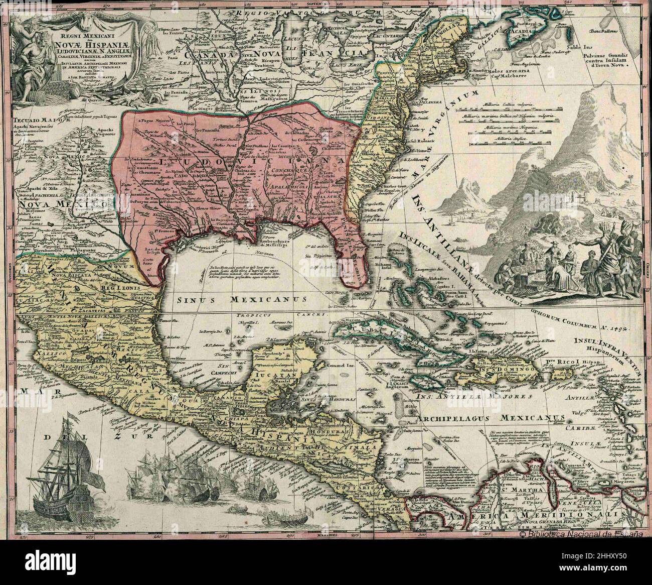Caribe mapa hi-res stock photography and images - Alamy