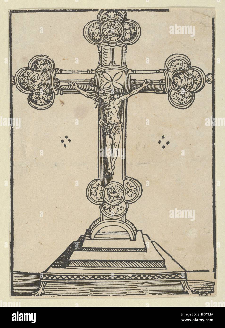 A Silver-Gilt Cross with Christ Crucified, from the Wittenberg ...