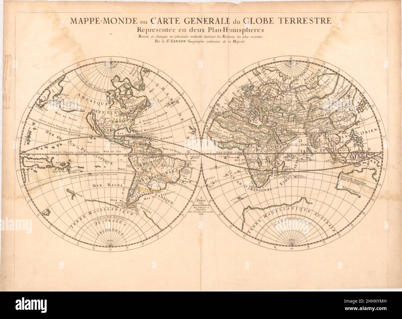 Carte et globe du monde hi-res stock photography and images - Alamy