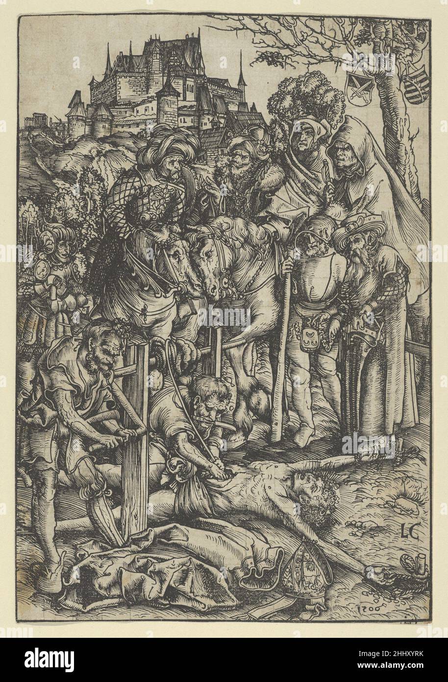 The Martyrdom of St. Erasmus 1506 Lucas Cranach the Elder German. The ...