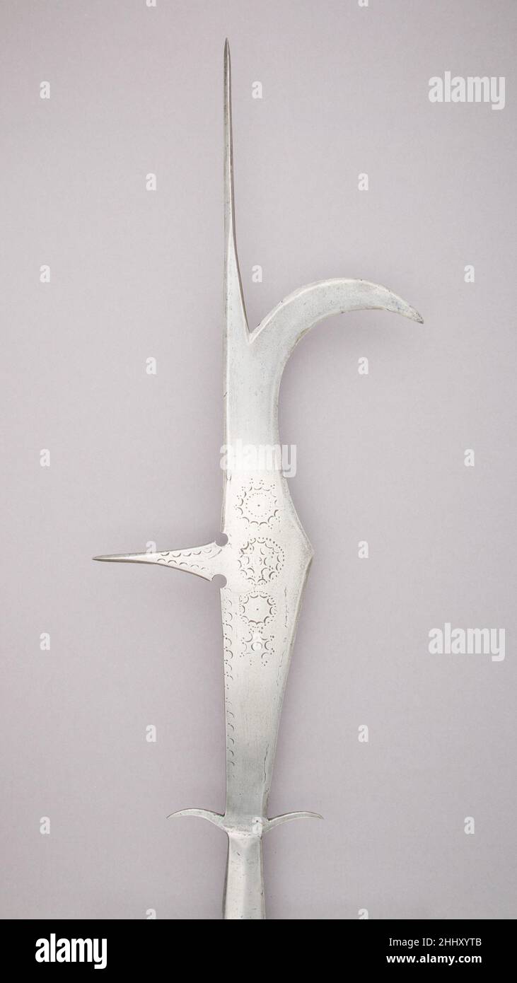 Guisarme ca. 1500 Italian. Guisarme 26202 Stock Photo - Alamy