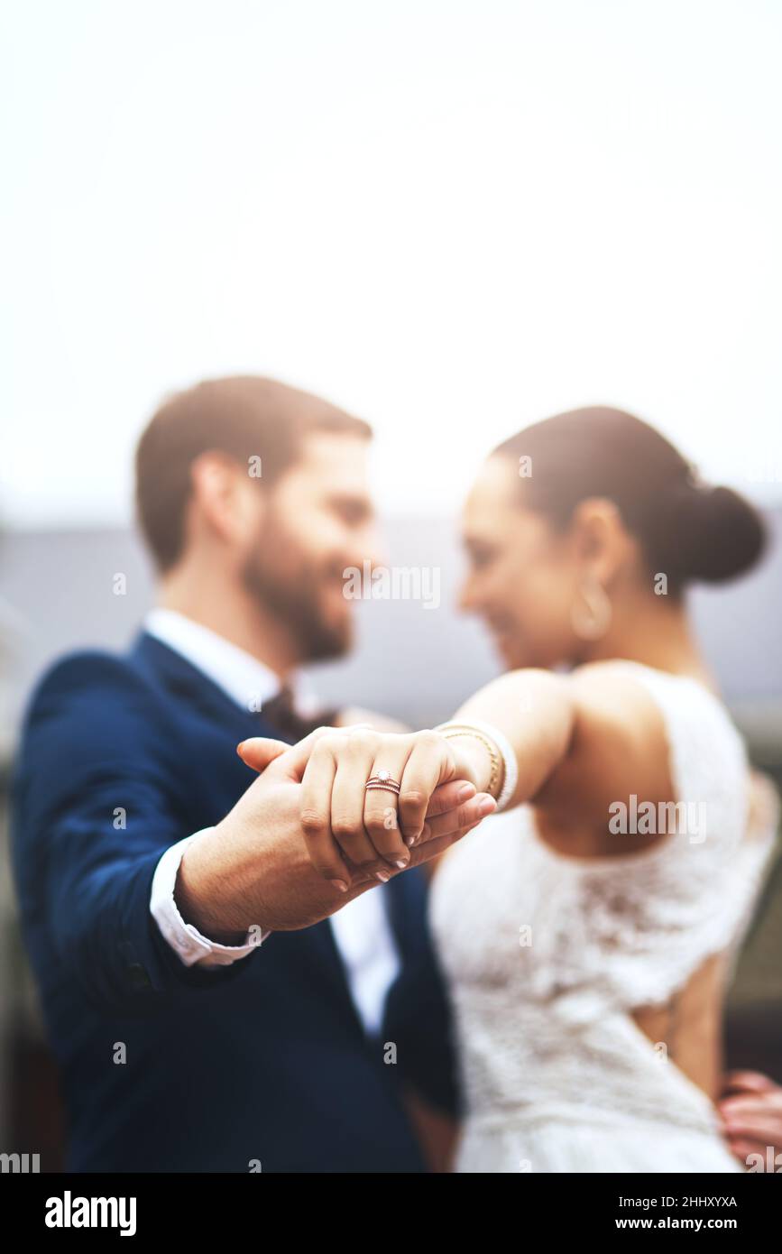 The wedding dance is the first step of marriage Stock Photo - Alamy