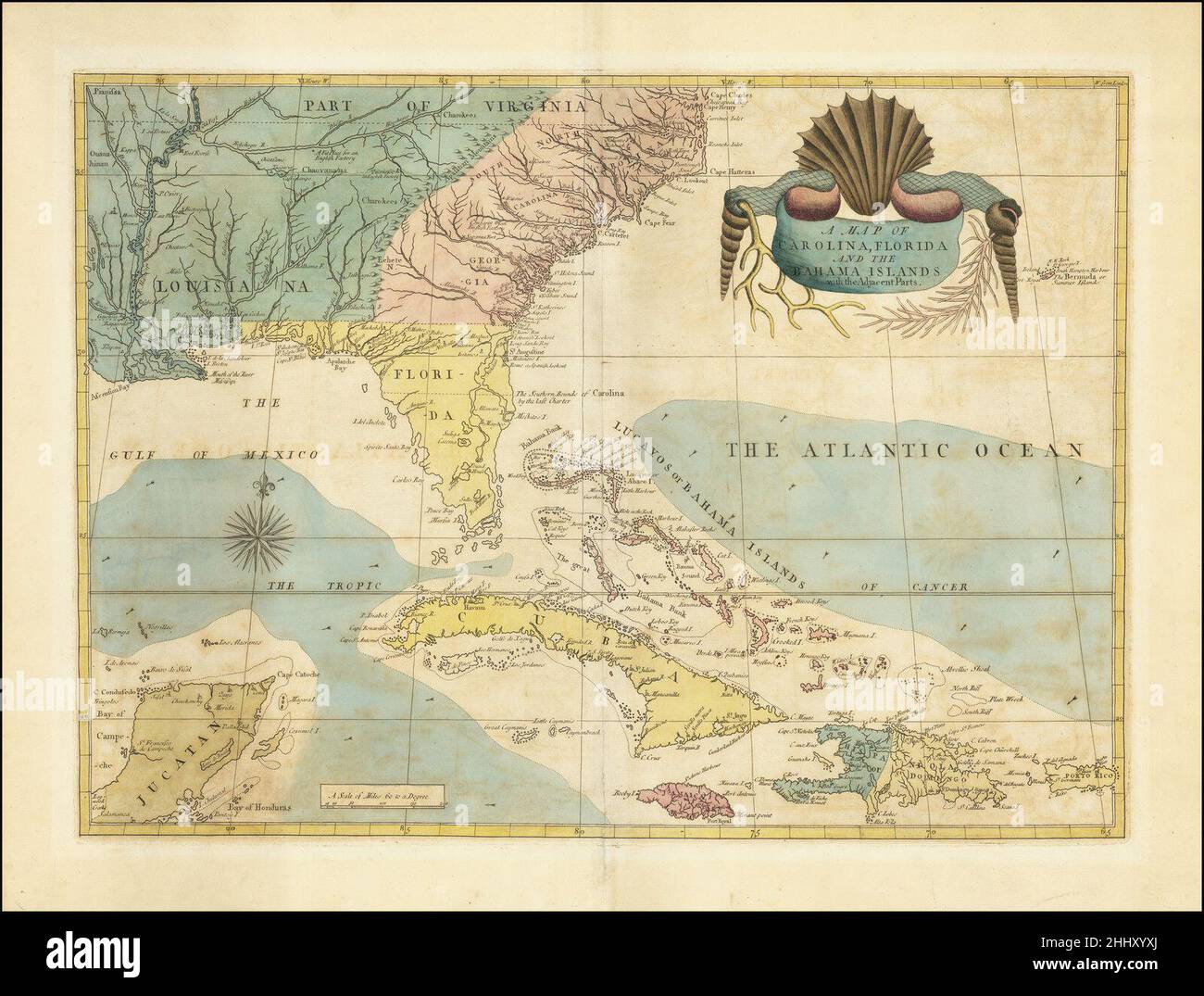 1743 map hi-res stock photography and images - Alamy