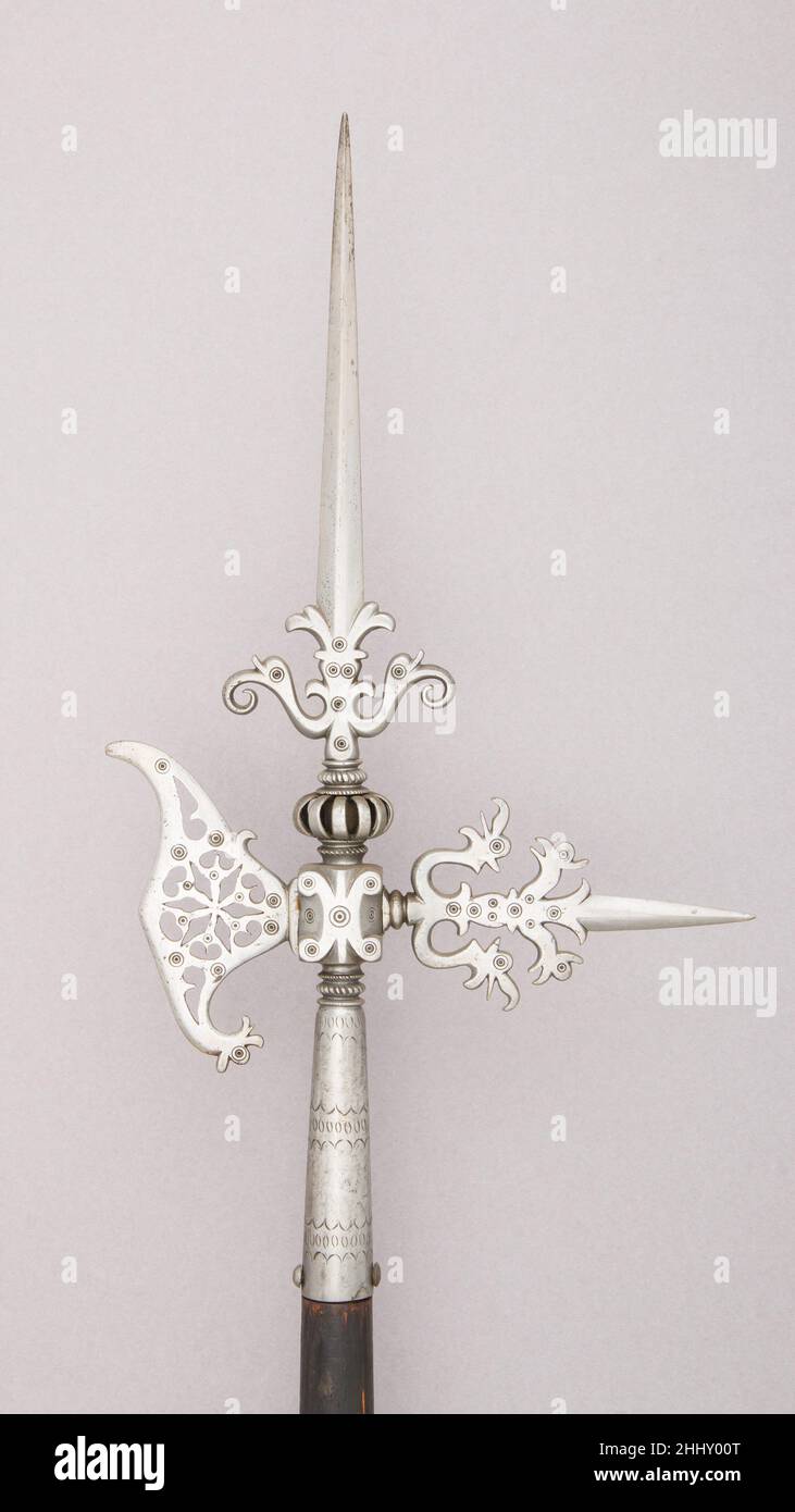 Halberd 17th century possibly Flemish. Halberd 26674 Stock Photo - Alamy