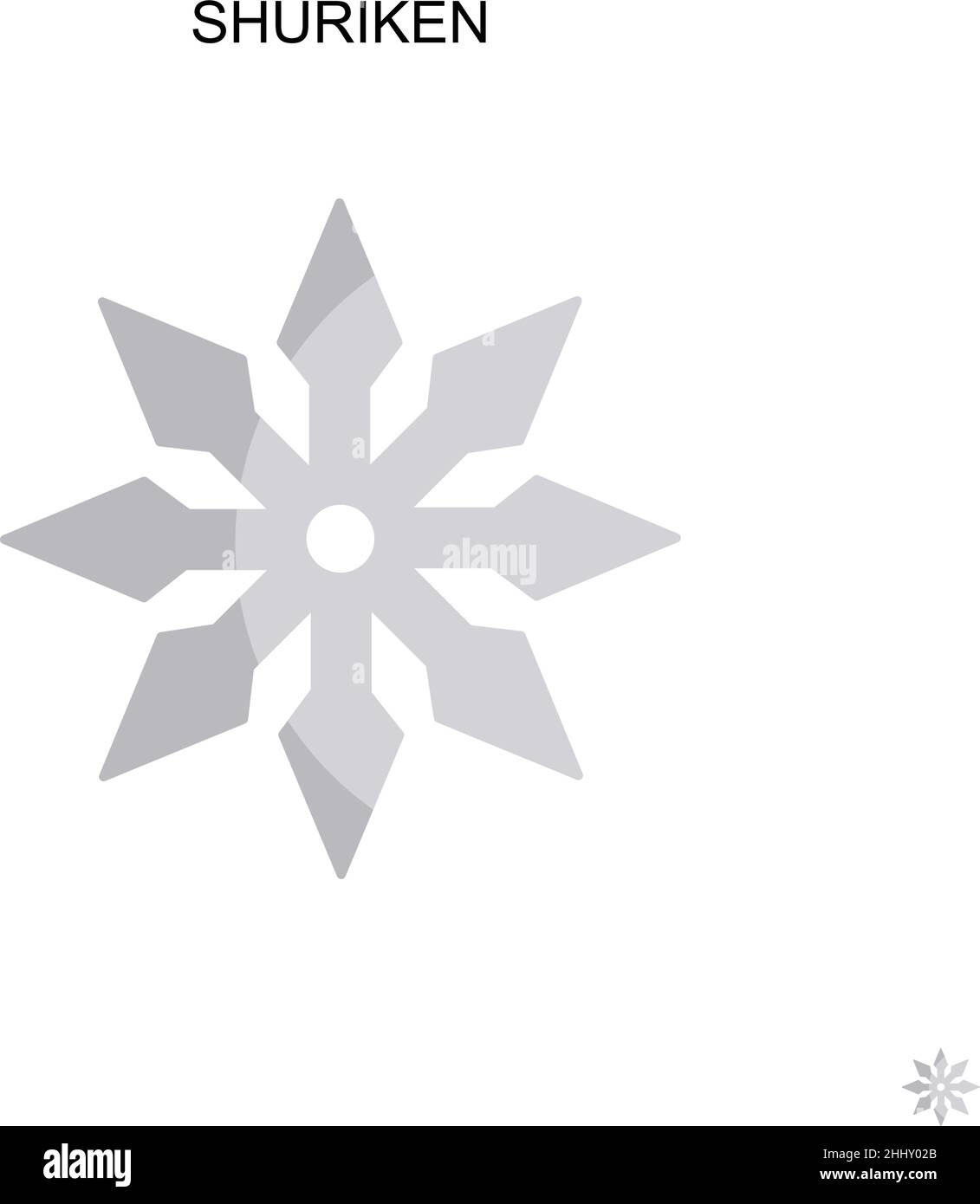 Japanese shuriken vector hi-res stock photography and images - Alamy