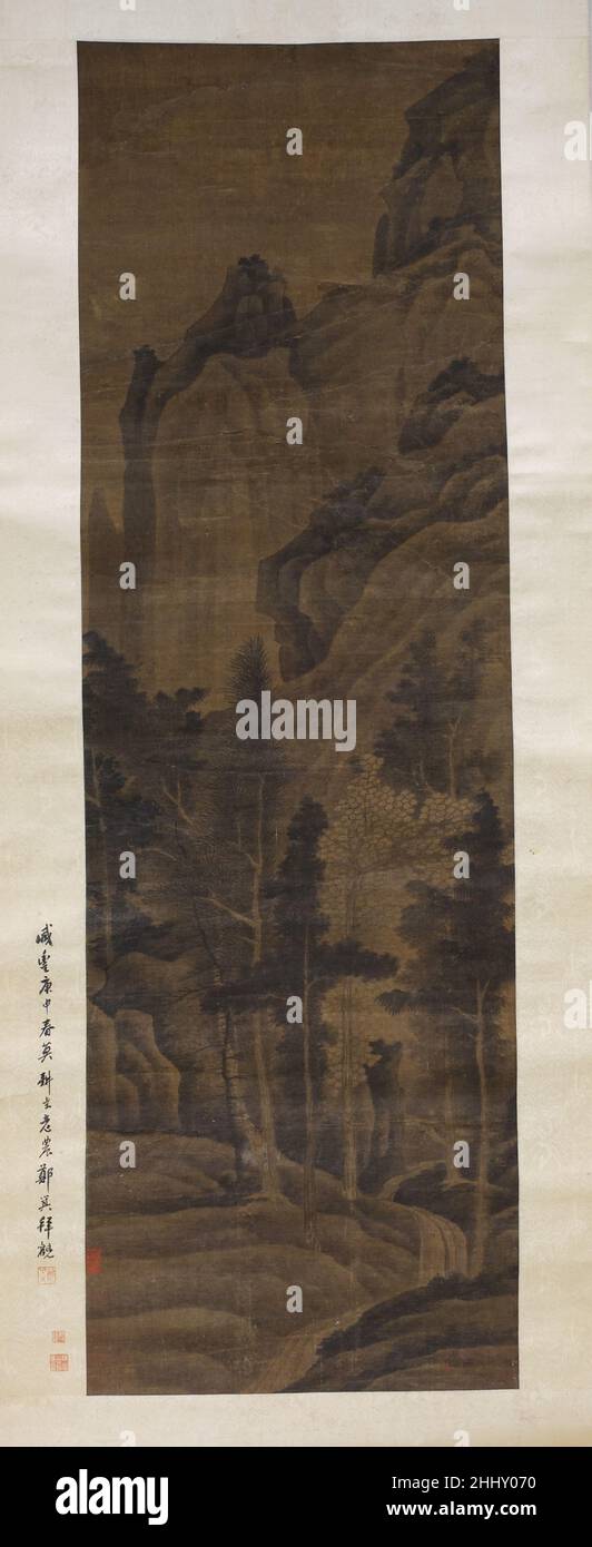 Ming dynasty paintings hanging scroll hi-res stock photography and ...