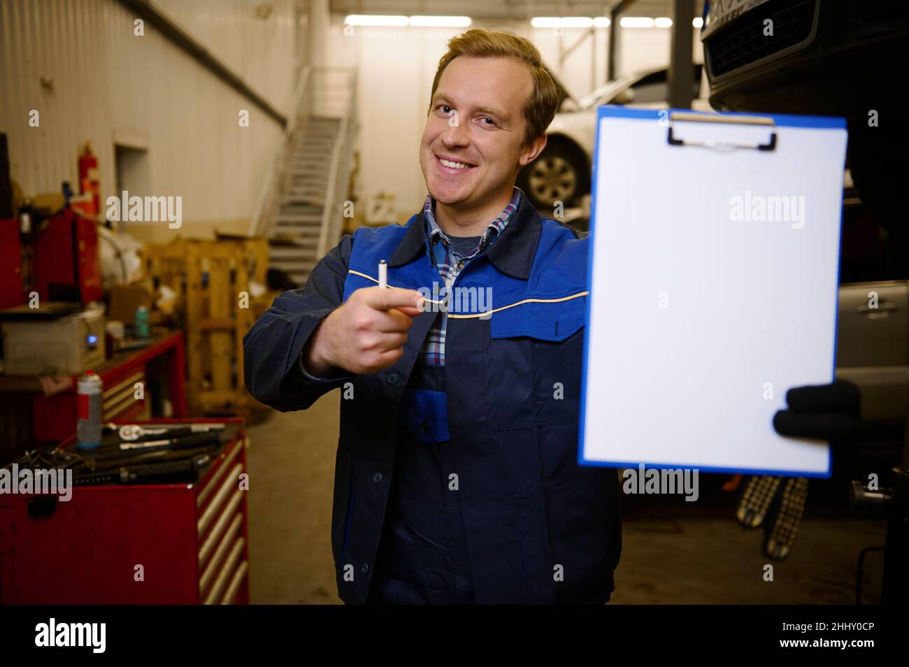 Hand pointing car engine hi-res stock photography and images - Alamy