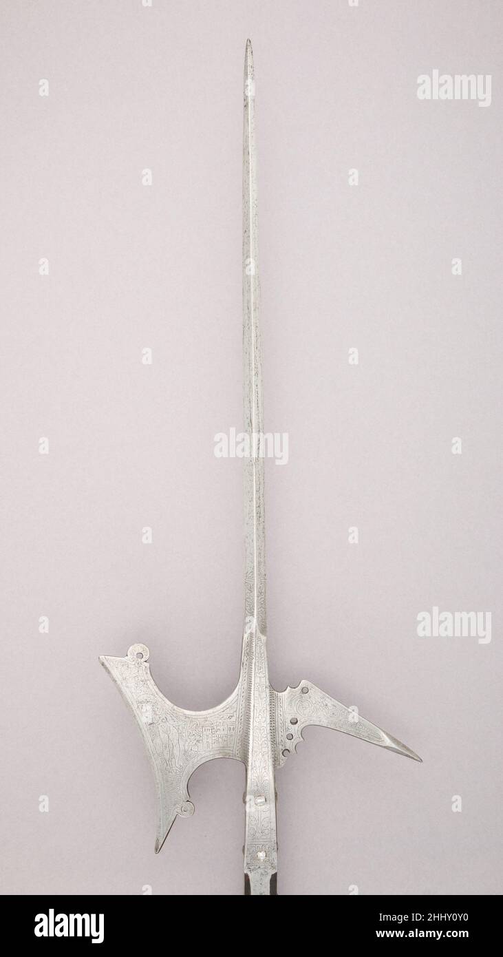 Halberd ca. 1550 Italian. Halberd 26719 Stock Photo - Alamy