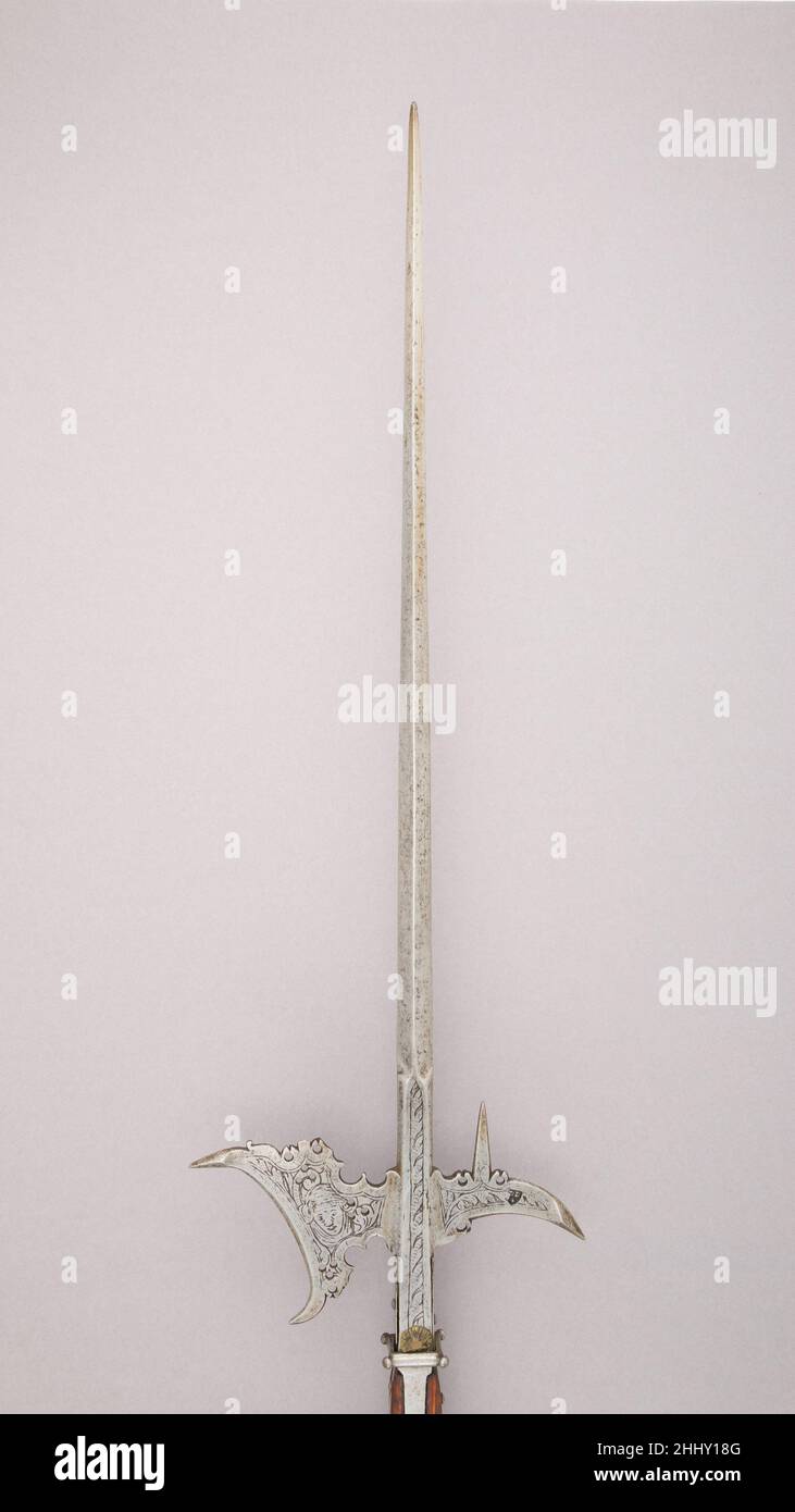 Halberd ca. 1575 Italian. Halberd 26761 Stock Photo - Alamy