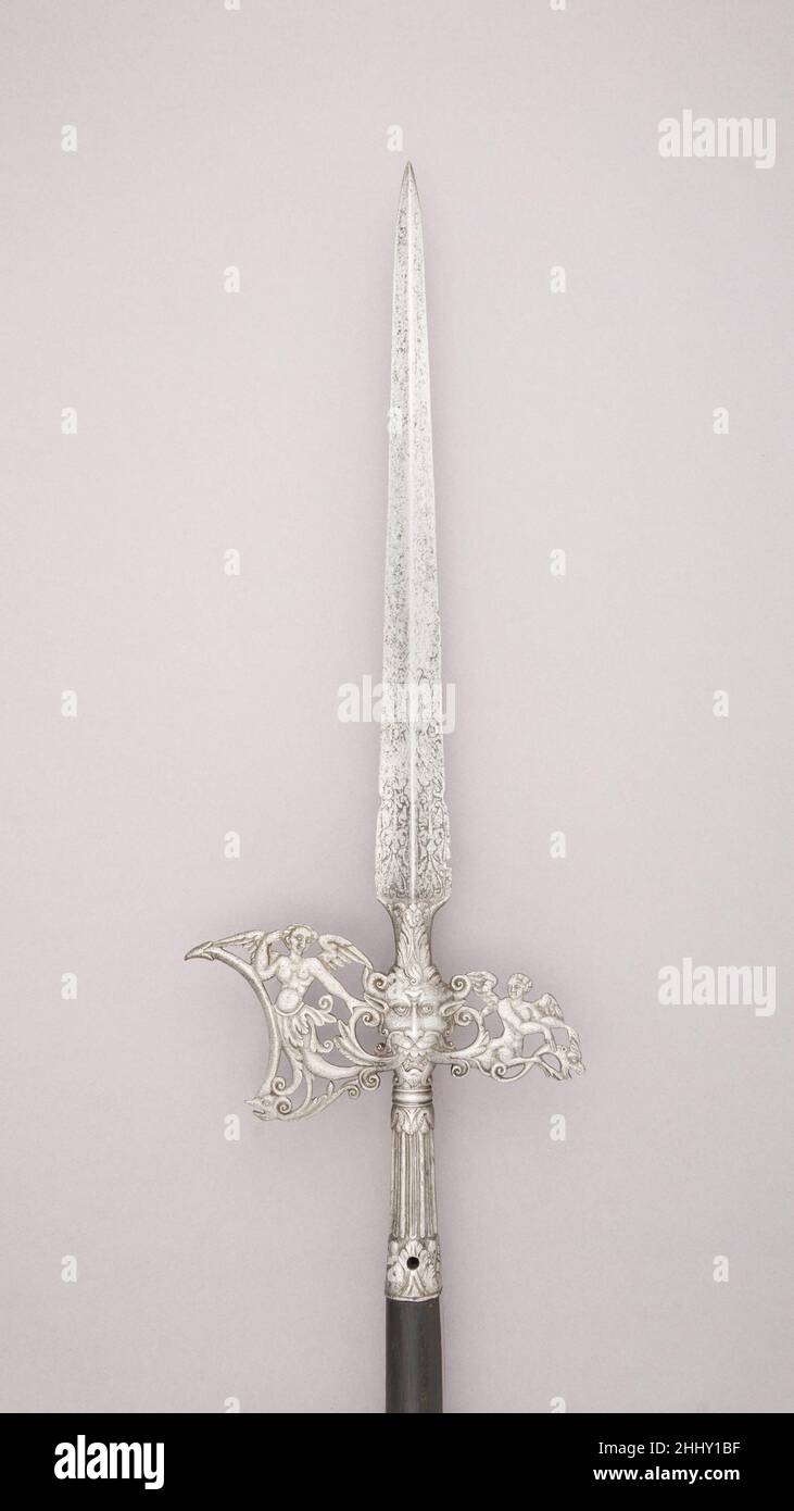 Halberd ca. 1590 Italian. Halberd 26772 Stock Photo - Alamy