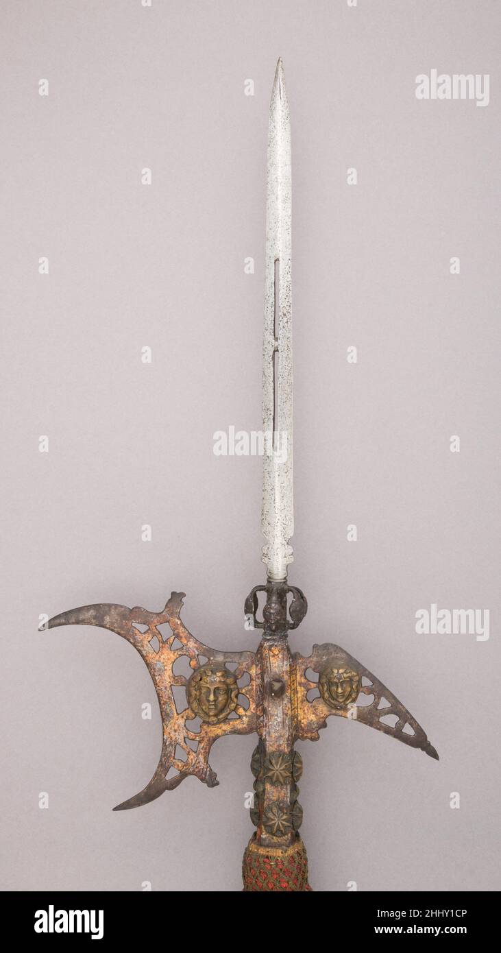 Halberd ca. 1575 Italian. Halberd 26779 Stock Photo - Alamy