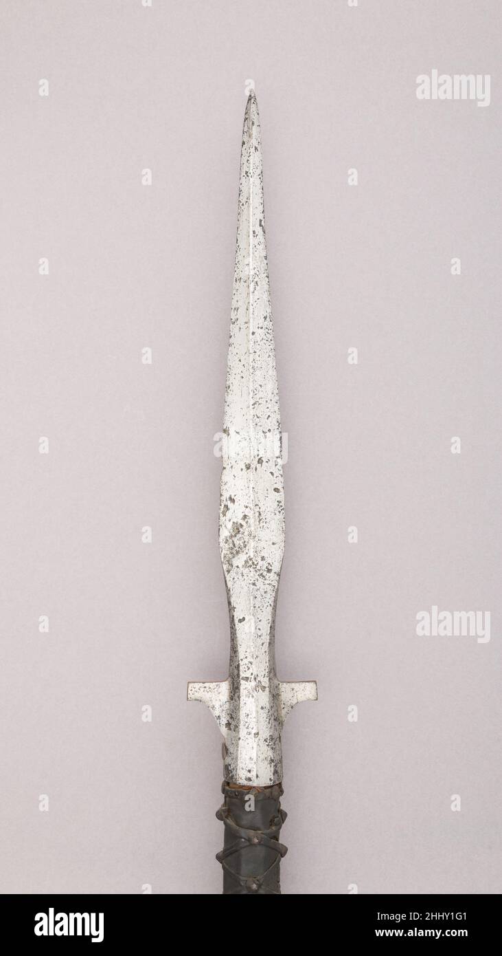 Spear 15th century Western European. Spear 26796 Stock Photo - Alamy