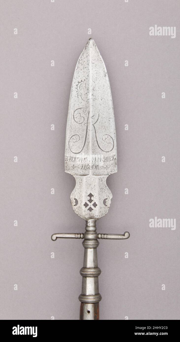 Spontoon 18th century German. Spontoon 29612 Stock Photo - Alamy