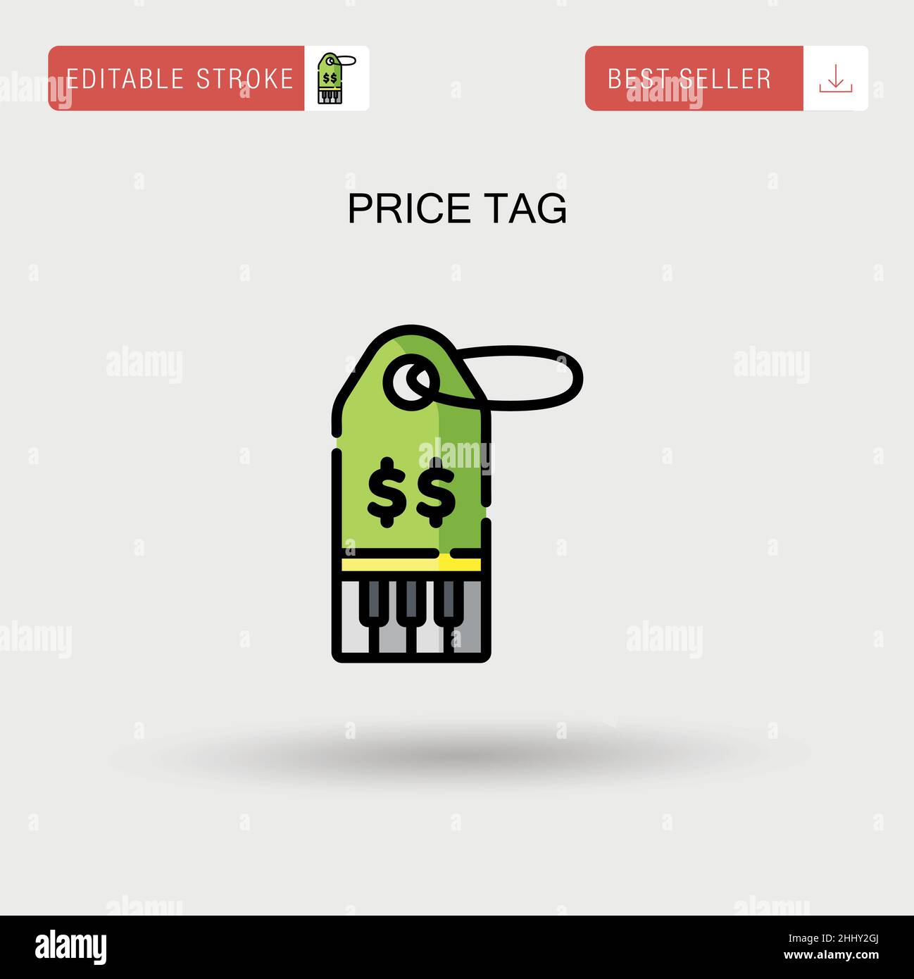 Price tag Simple vector icon Stock Vector Image & Art - Alamy