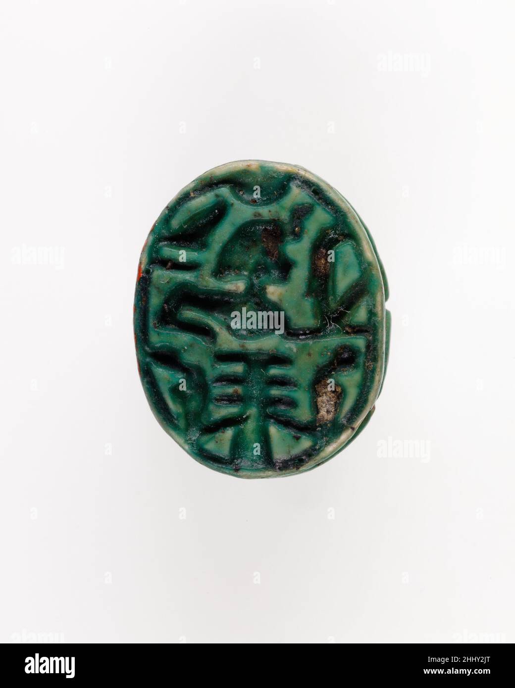 Human-face Scarab with Sphinx and Hieroglyphs ca. 1295–1070 B.C. New ...